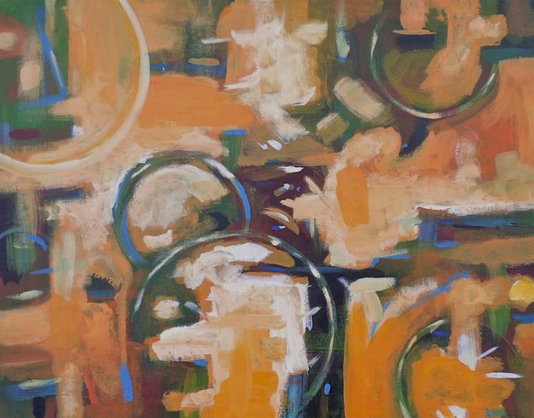 coffee house Painting by Kevin Kelley | Saatchi Art