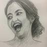Laugh Study Drawing by Sayooj Manohar | Saatchi Art