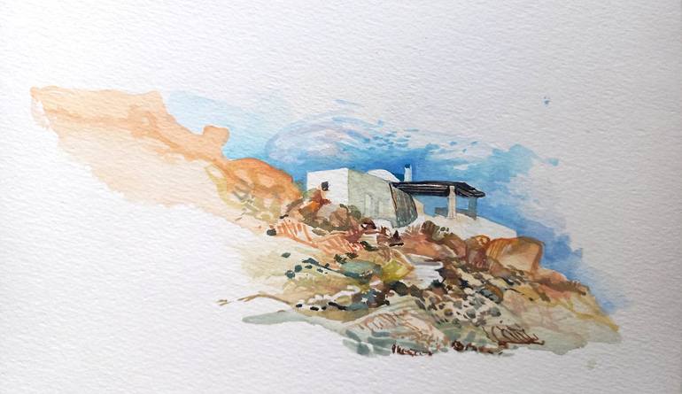CYCLADES SERIES III Painting by GEORGIA CHATZI | Saatchi Art
