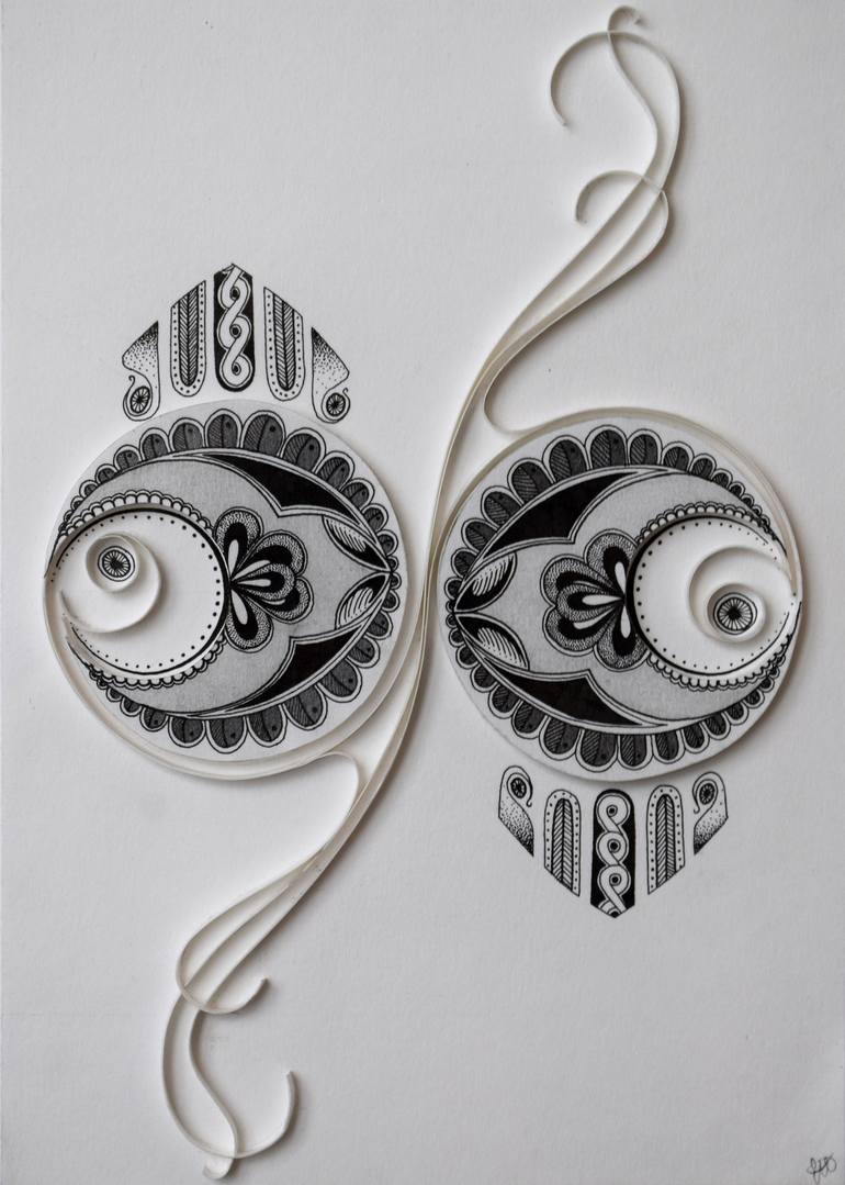 Circlet I Drawing by Emily Jane Cartwright | Saatchi Art