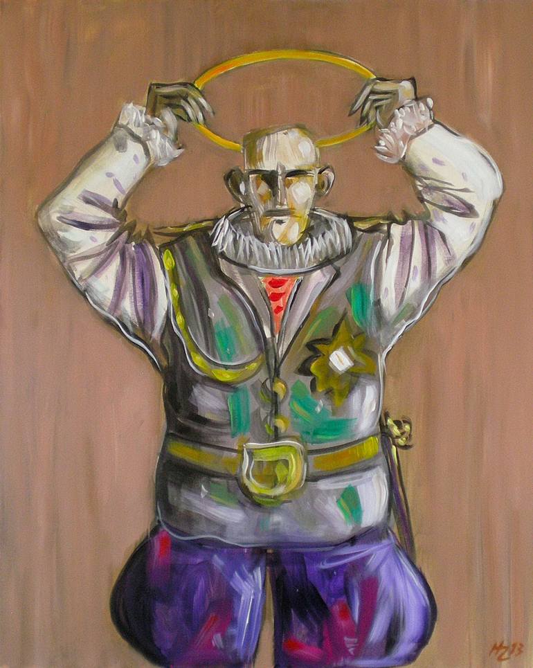 Heiligsprechnung (Canonization) Painting by Helmut Zimmermann | Saatchi Art