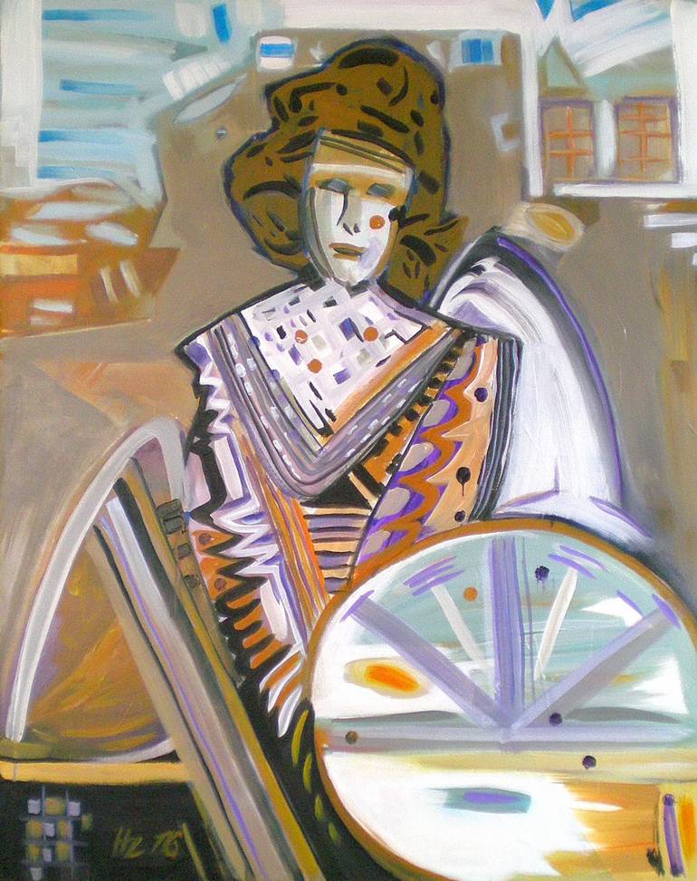 Lost in Abstraction Painting by Helmut Zimmermann | Saatchi Art