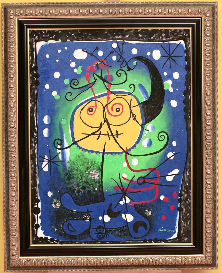 Salvador Dali portrait Painting by Srdjan Cincar | Saatchi Art