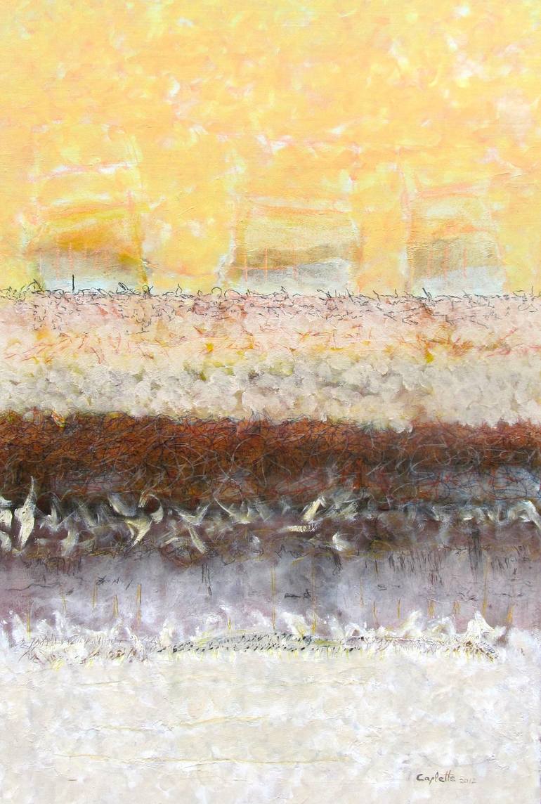 Vents solaires - RC 2012 Painting by Richard Caplette | Saatchi Art