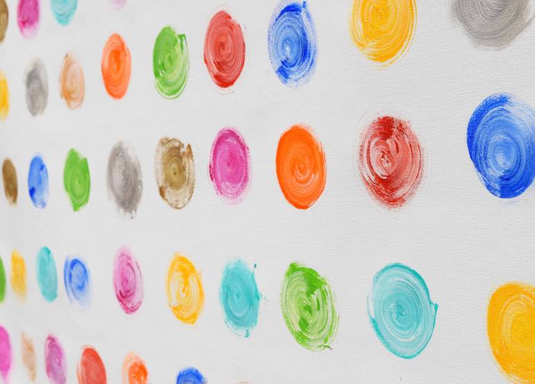 Disc coloured 2 Painting by Sumit Mehndiratta | Saatchi Art