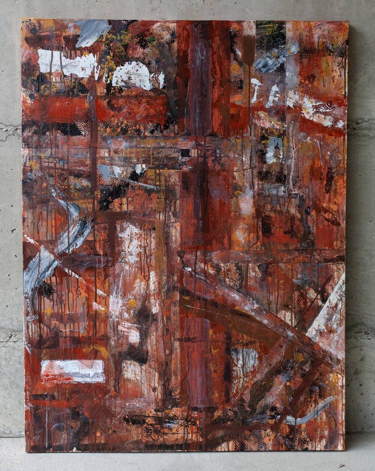 The Golden Triangle Painting by Curtis Eberhardt | Saatchi Art