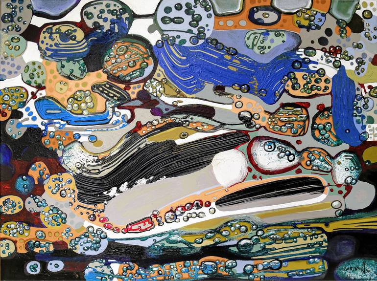 Ocean Flow Painting by Fernando Jaramillo | Saatchi Art Germany