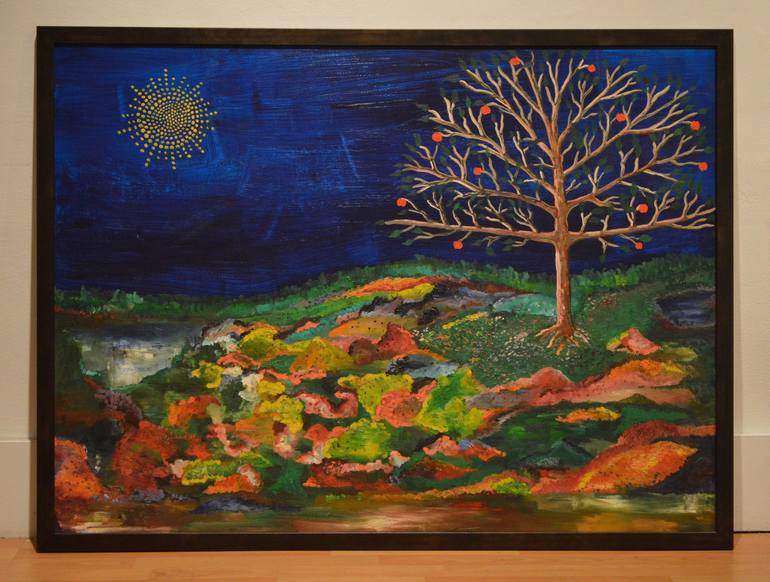 The Garden of Eden Painting by Marshall Rendina | Saatchi Art
