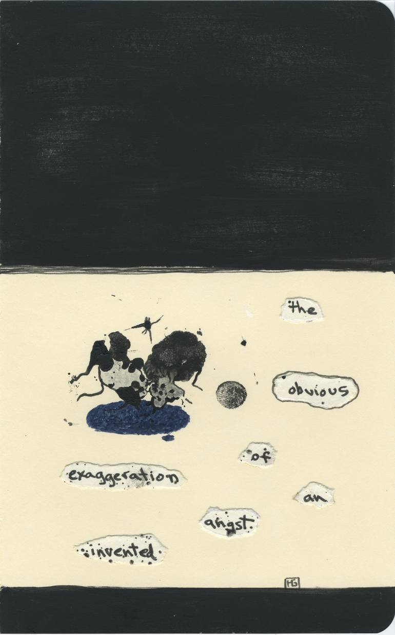 The Obvious Exaggeration Of An Invented Angst, Book 5 #4 Collage by ...