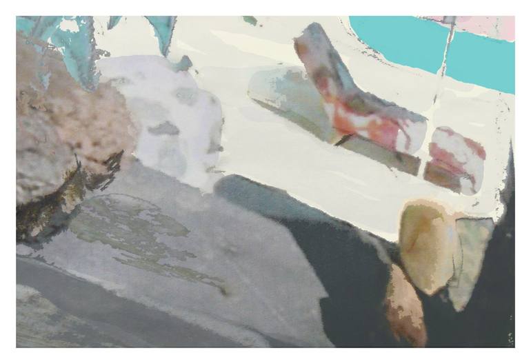 at the pool Painting by Helcia Cino | Saatchi Art