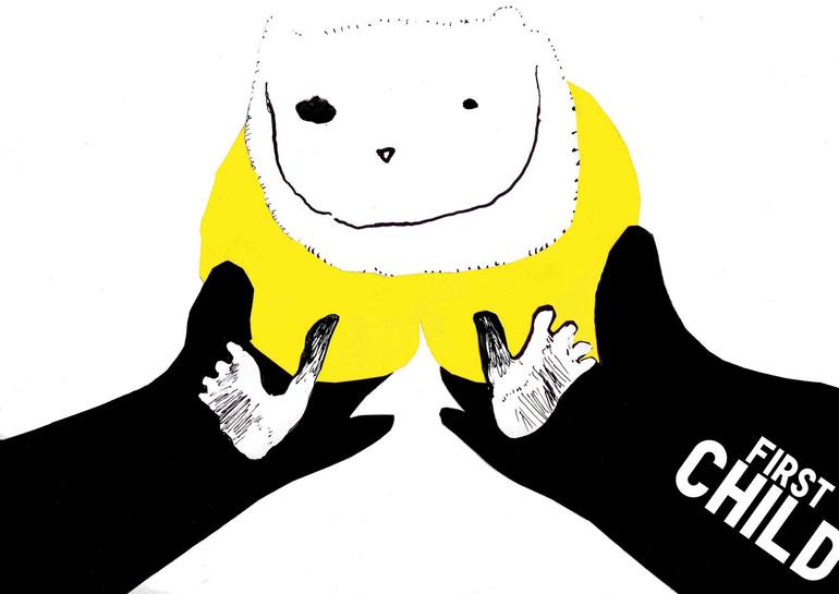 First child Drawing by Dawid Widzyk | Saatchi Art