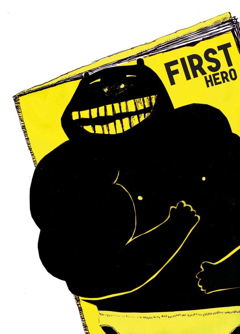 First hero Drawing by Dawid Widzyk | Saatchi Art