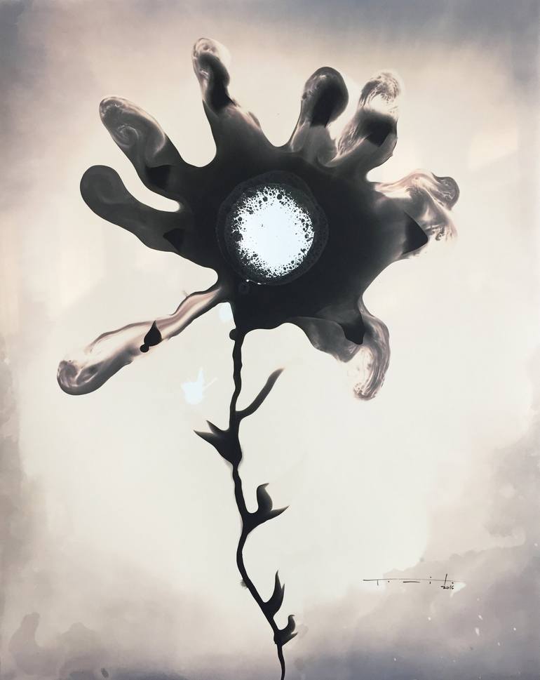 2016 Jose Tonito Original art painting.Organic realism.Flower dream ...