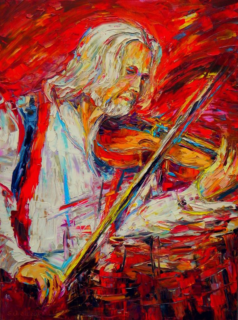 Colors of sounds : Chardash (SOLD) Painting by Serge Ovcharuk | Saatchi Art