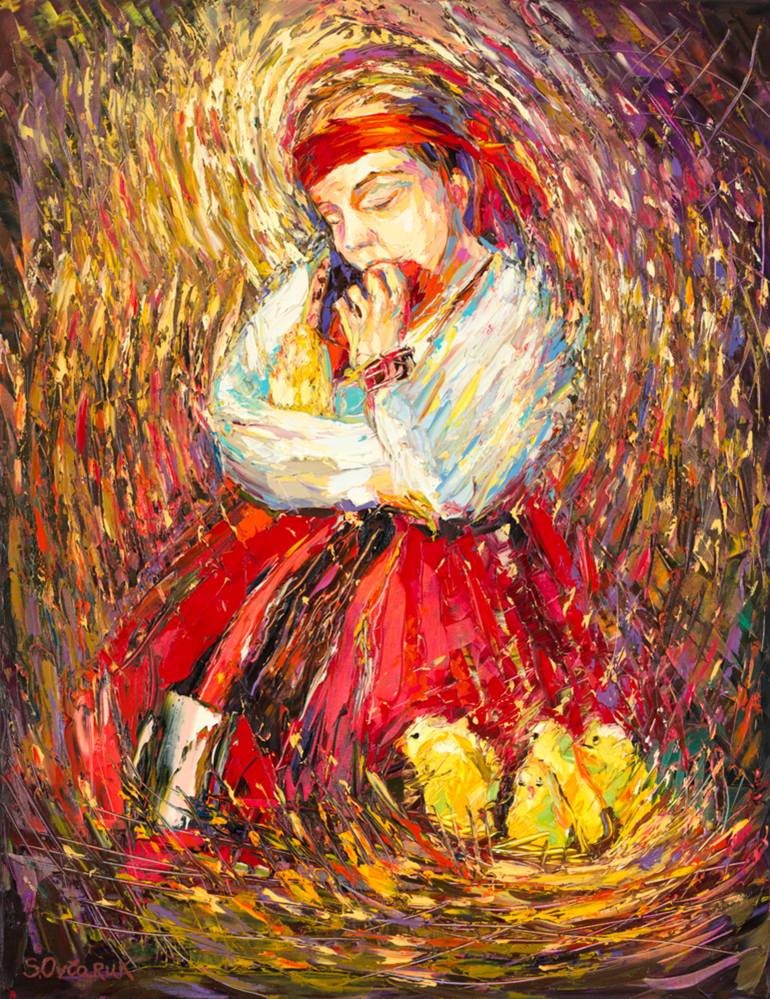 Marianne Painting by Serge Ovcharuk | Saatchi Art