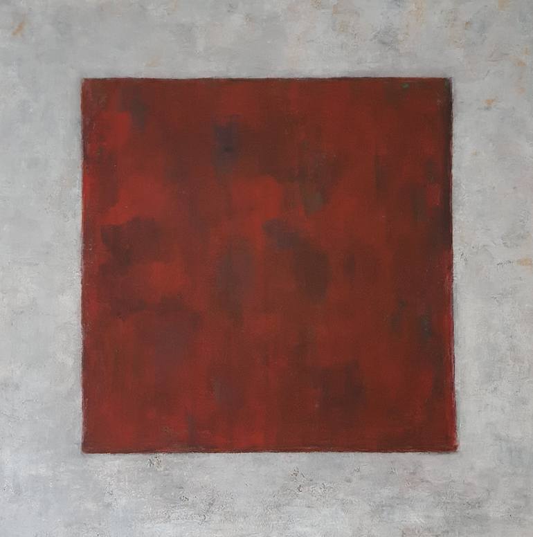Red Square Painting by Irene Mary McIntyre Renshaw | Saatchi Art