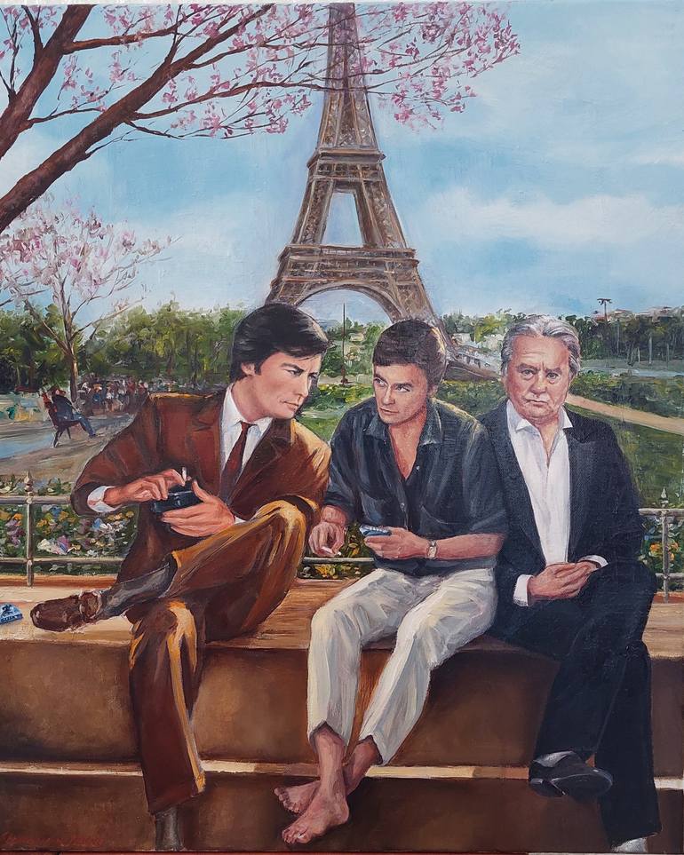 Delon! Delon? Delon... Painting by Vitalii Gatsutsyn Yalpachek-Levy ...
