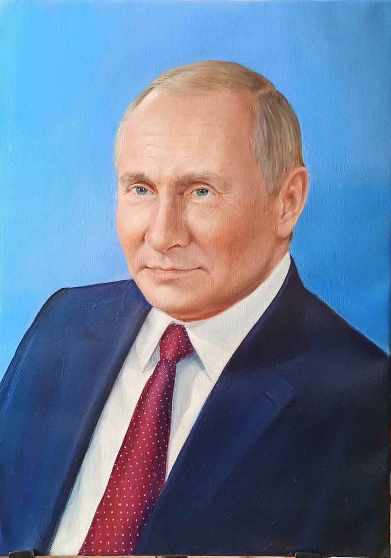 Portrait of the President of the Russian Federation Vladimir ...