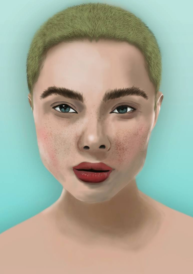 Saskia Painting by Richard Davies | Saatchi Art