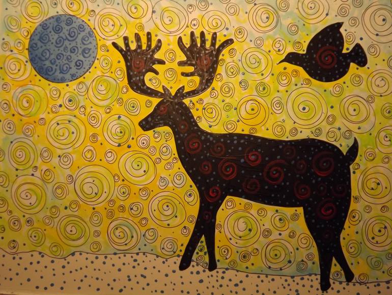 The Circle of Nature: Painting by Brian Allen Adams | Saatchi Art