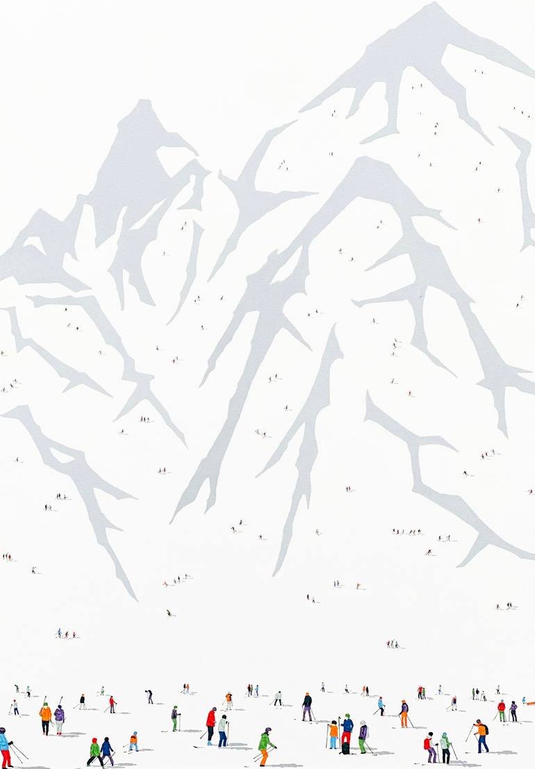 Frozen Planet 97 Painting by Stephanie Ho | Saatchi Art