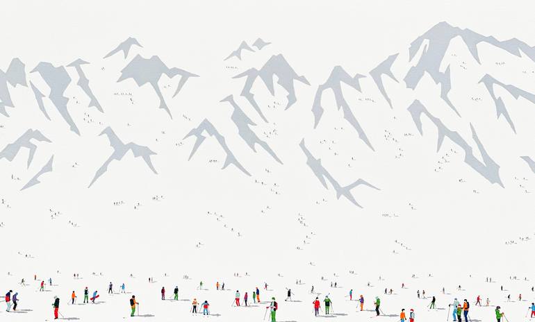 Frozen Planet 98 Painting by Stephanie Ho | Saatchi Art