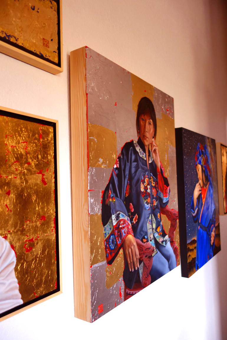 Saga of a Concubine Painting by Thu Nguyen | Saatchi Art