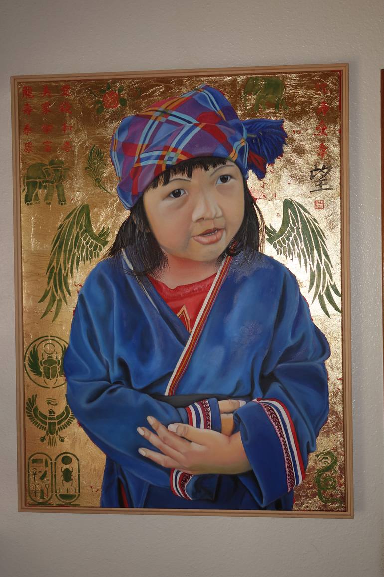 Angel Painting by Thu Nguyen | Saatchi Art