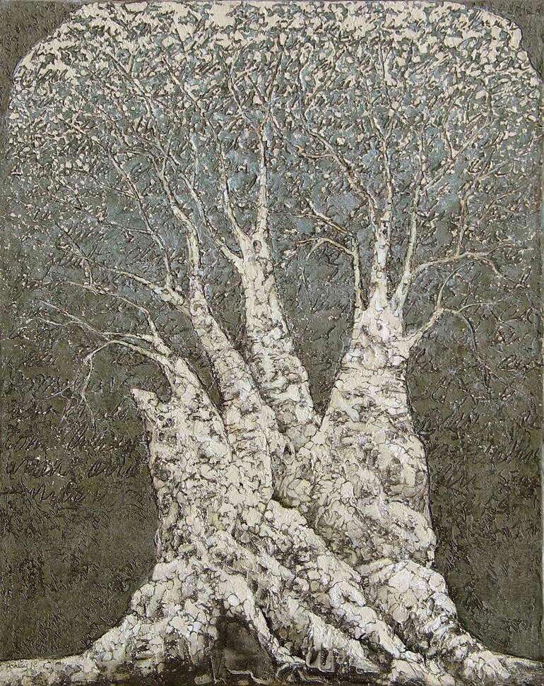 Tree Alphabet 22 Painting by Ashley Ashford | Saatchi Art