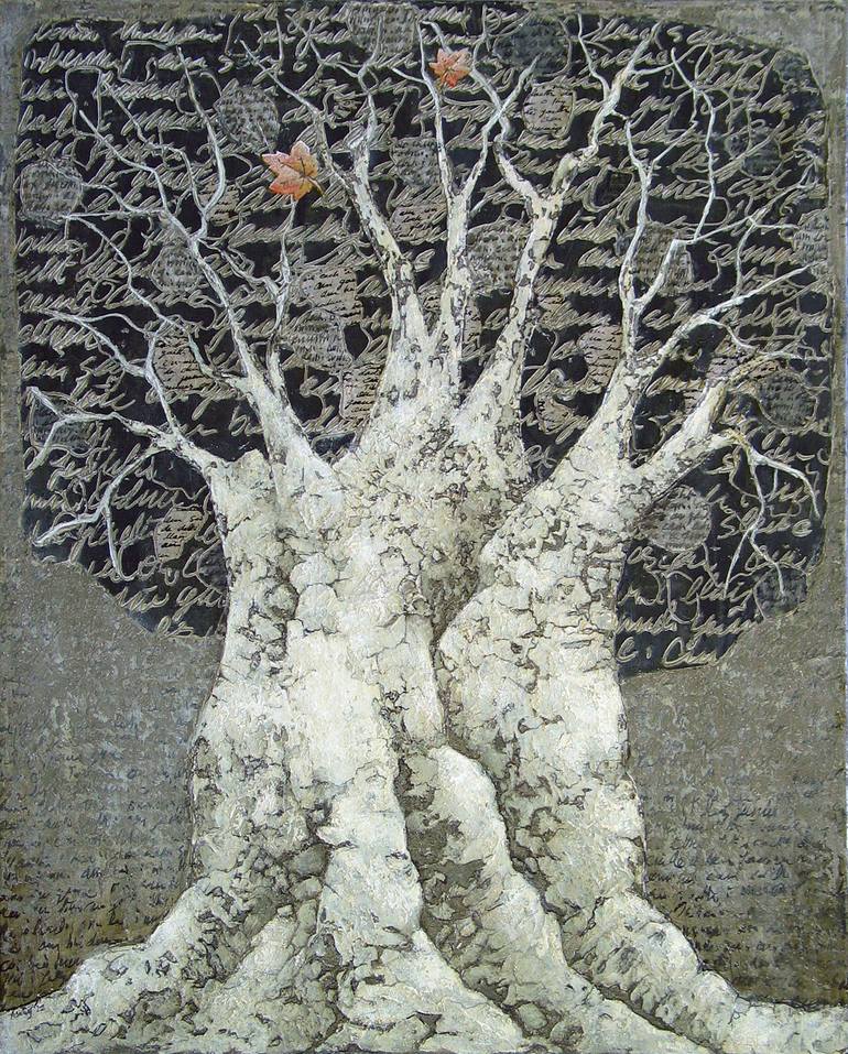 Tree Alphabet 15 Painting by Ashley Ashford | Saatchi Art