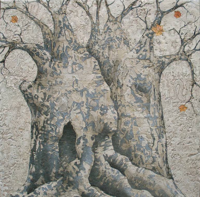Tree Alphabet 13 Painting by Ashley Ashford | Saatchi Art