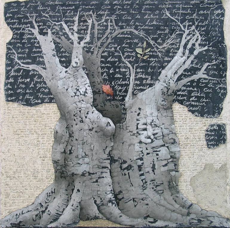 Tree Alphabet 4 Painting by Ashley Ashford | Saatchi Art