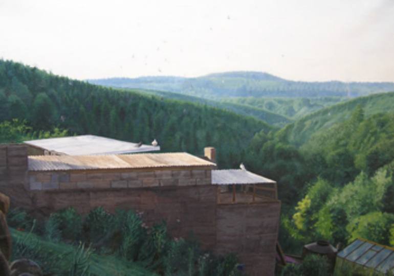Pigeon Loft, Newnham Bottom Painting by Ron Boyd | Saatchi Art