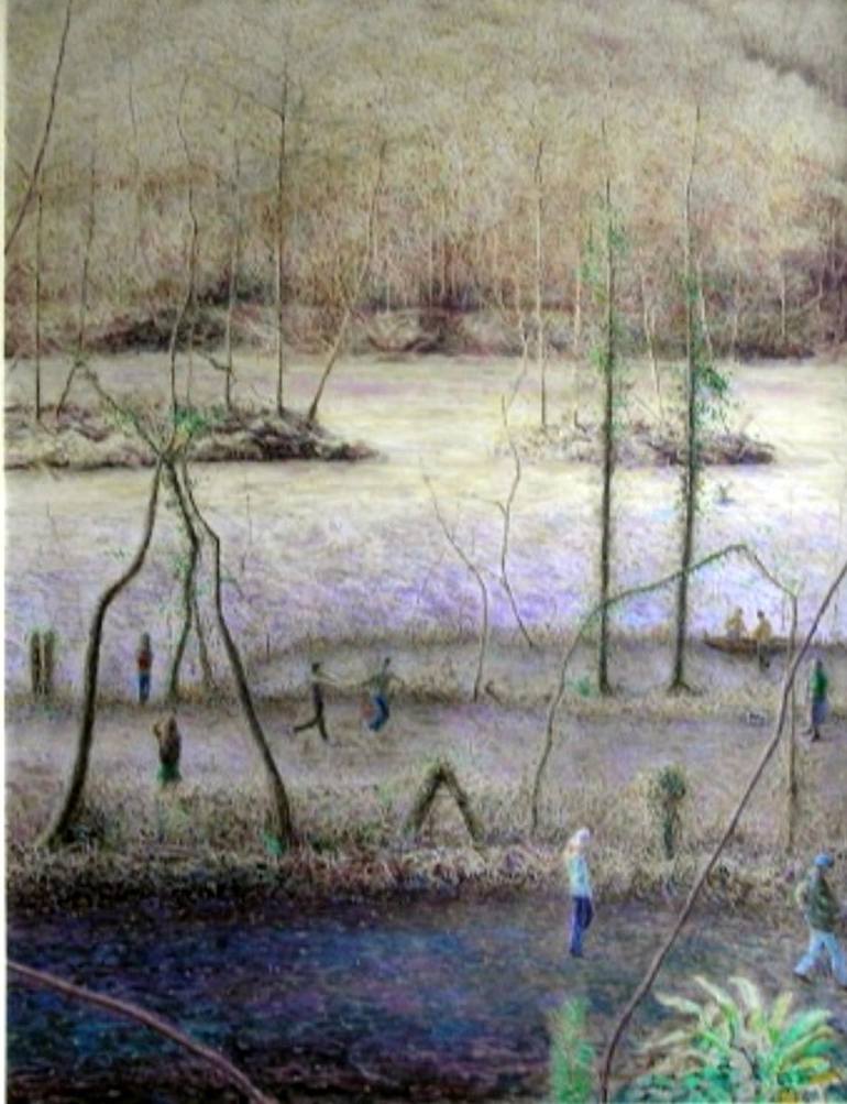 Passing Place Painting by Ron Boyd | Saatchi Art