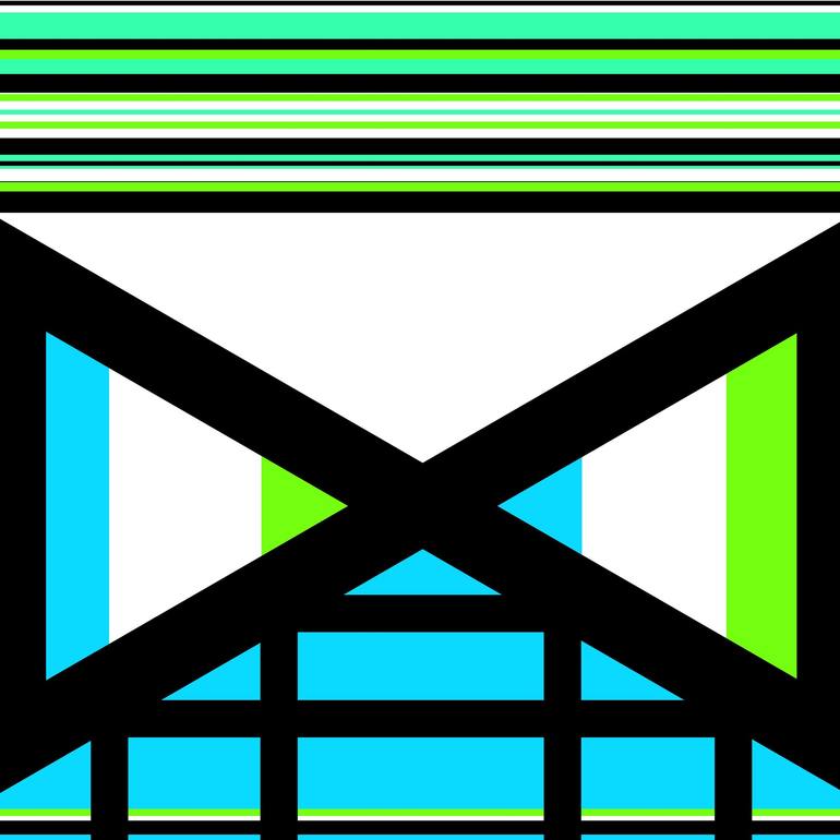 Dagaz Contemporary Futhark Norse Rune Mixed Media by Caerys Walsh ...