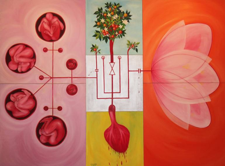 Evolution Painting by Milan Vujosevic | Saatchi Art