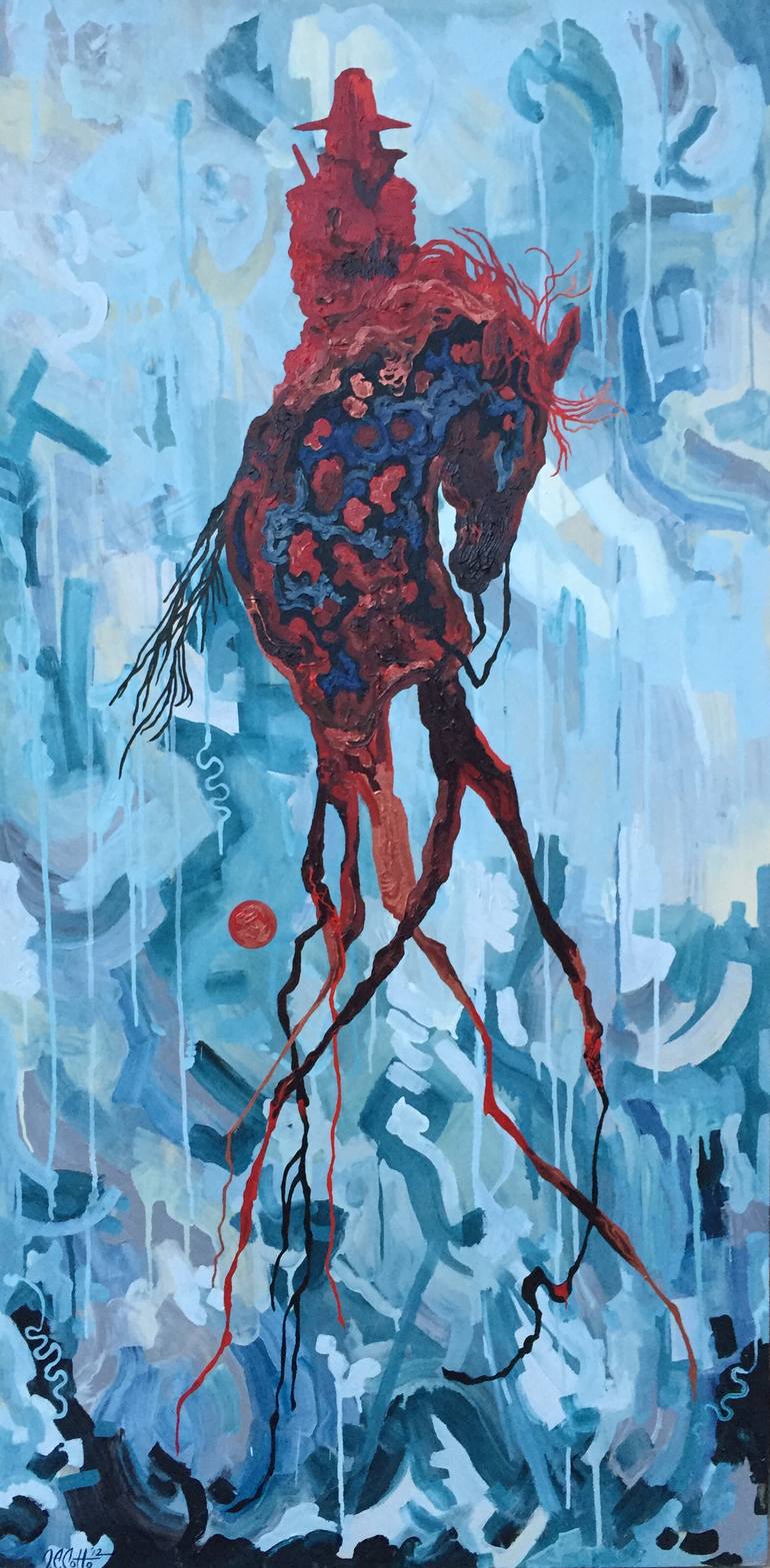 The Breakthrough Painting by Julio Cotto Rivera | Saatchi Art