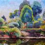 The Sunny Riverside. Painting by Yuri Kudryavtsev-Dobrohotov | Saatchi Art