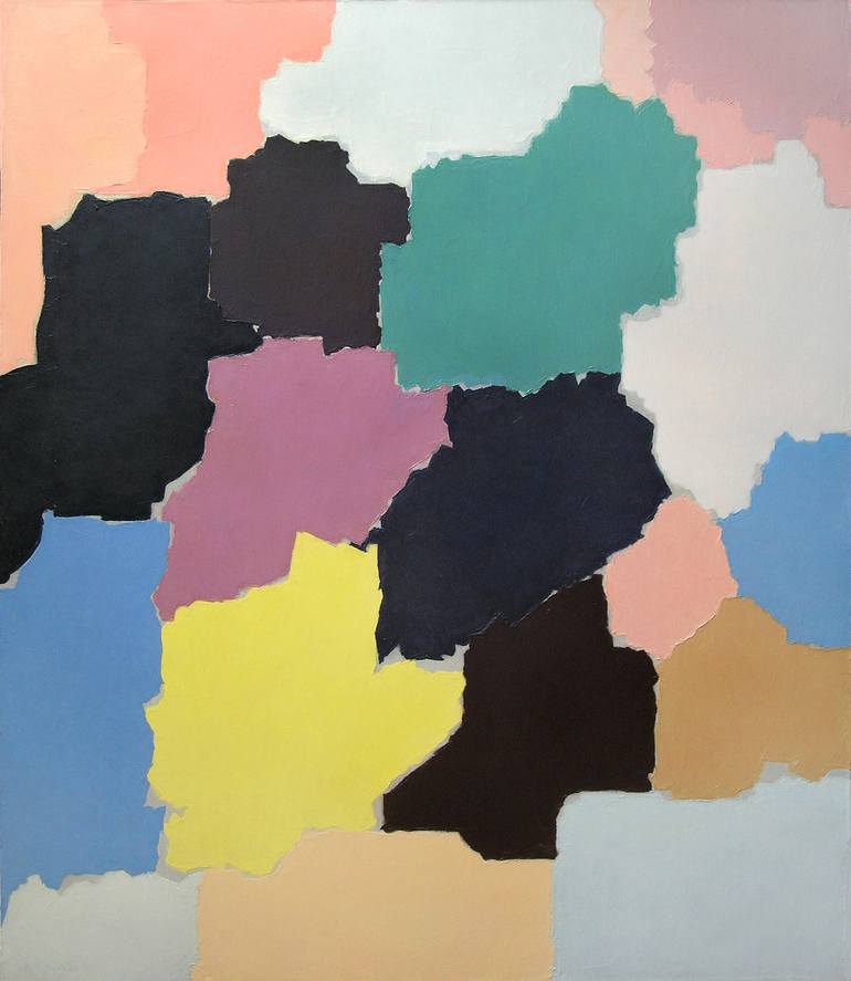 RIVERSIDE DAWN. ABSTRACT. Painting by Yuri Kudryavtsev-Dobrohotov ...