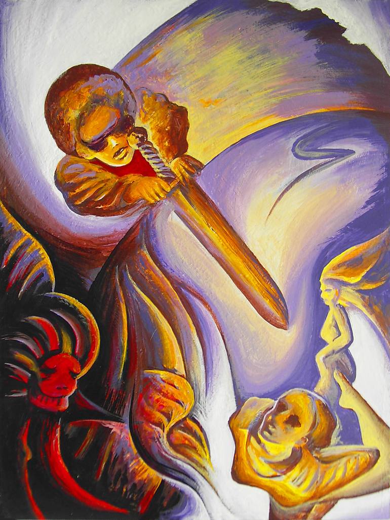 ABORTED EPIC 117 Painting by Christian Daniel | Saatchi Art