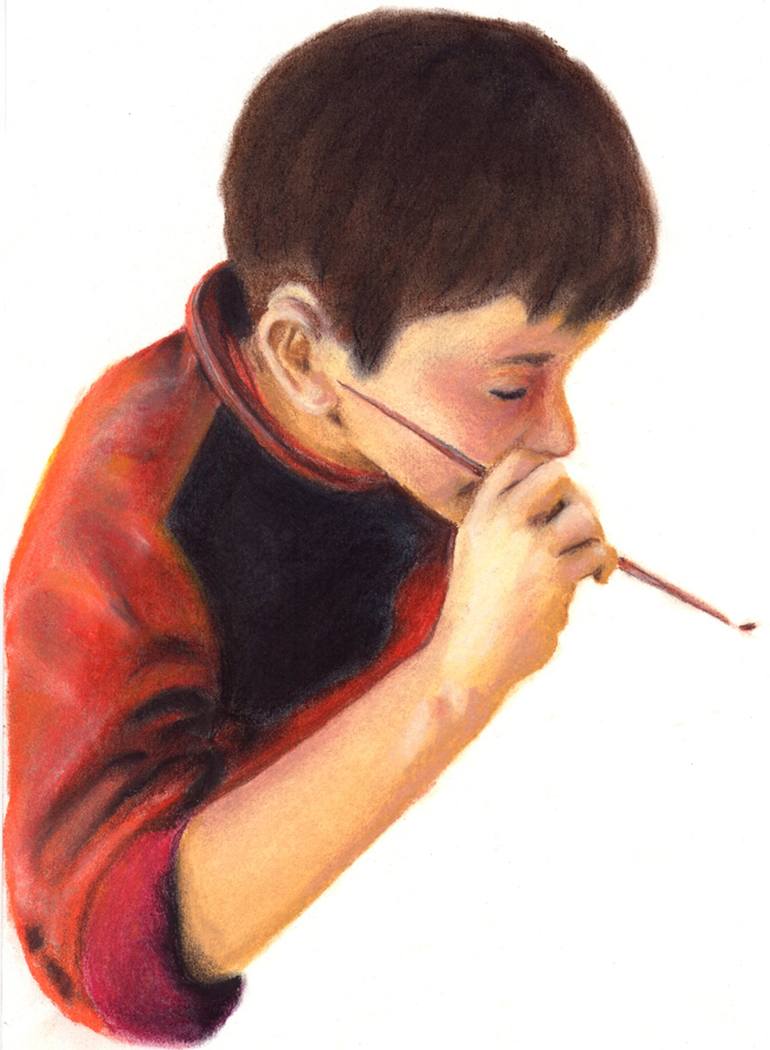 roberto Drawing by Carolina Vigna-Maru | Saatchi Art