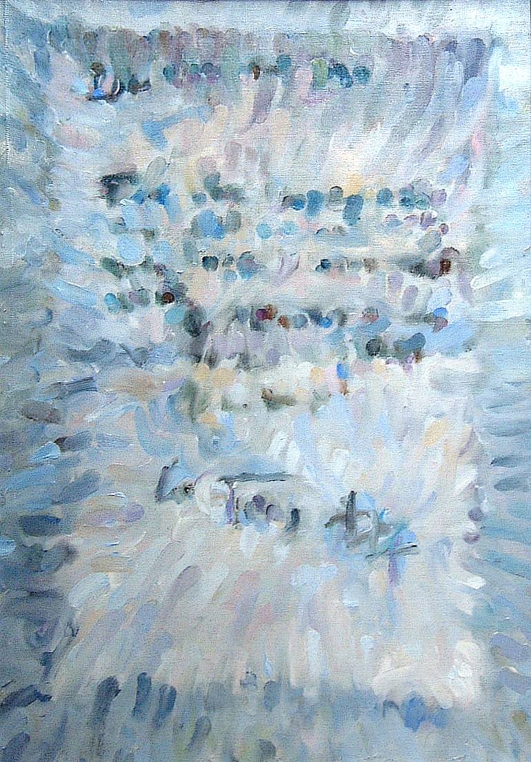 Finger-painted Letter Painting by John Hicks | Saatchi Art