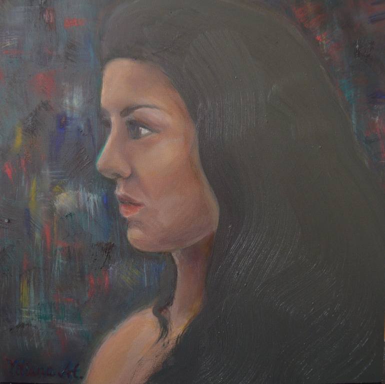 Surreal Portrait Painting by Viliana Atanasova | Saatchi Art