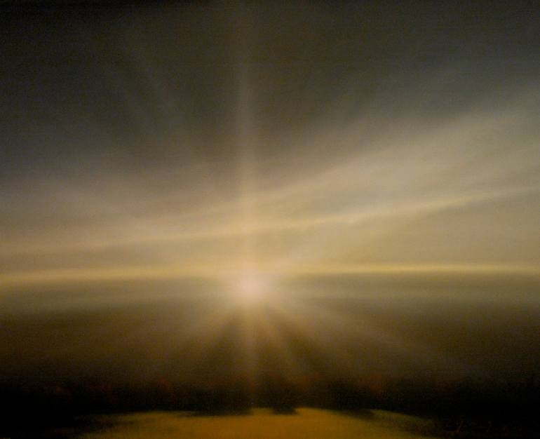 Crepuscular Rays Painting by Matthew Hasty | Saatchi Art