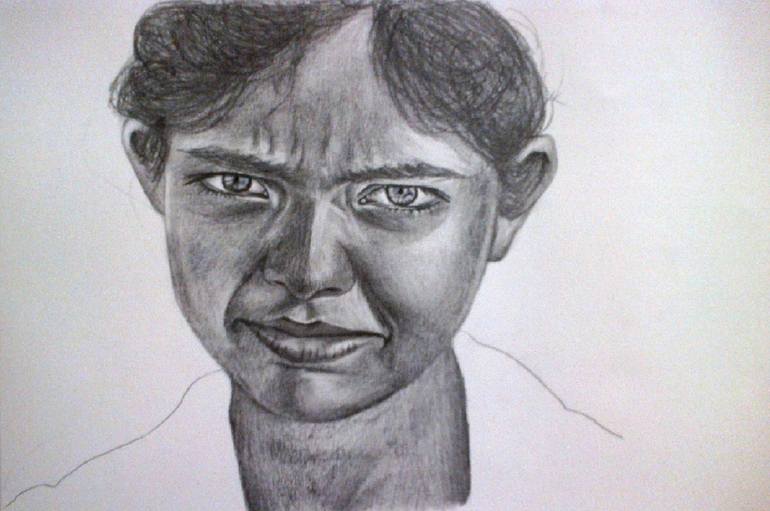 No Doubt Drawing By Ioulia Gewrgakopoulou Saatchi Art