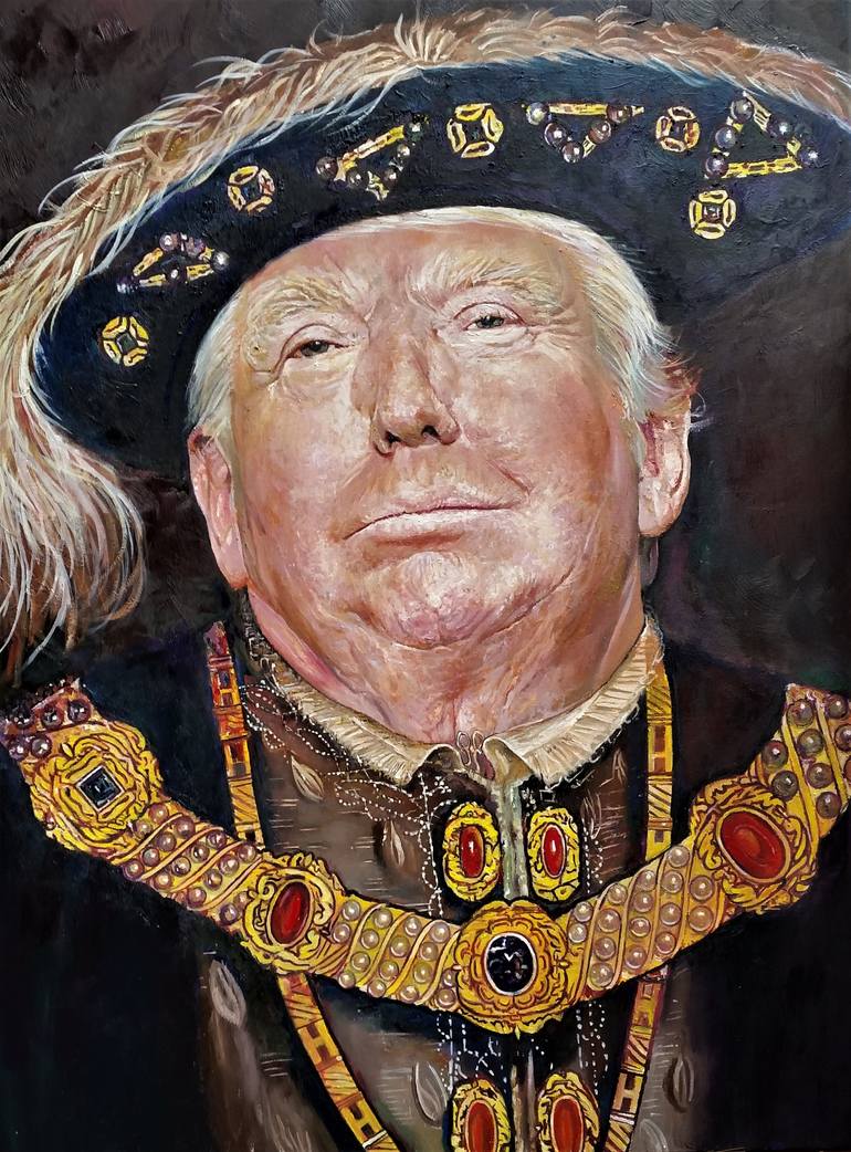 Donald the First Painting by David Wendel | Saatchi Art