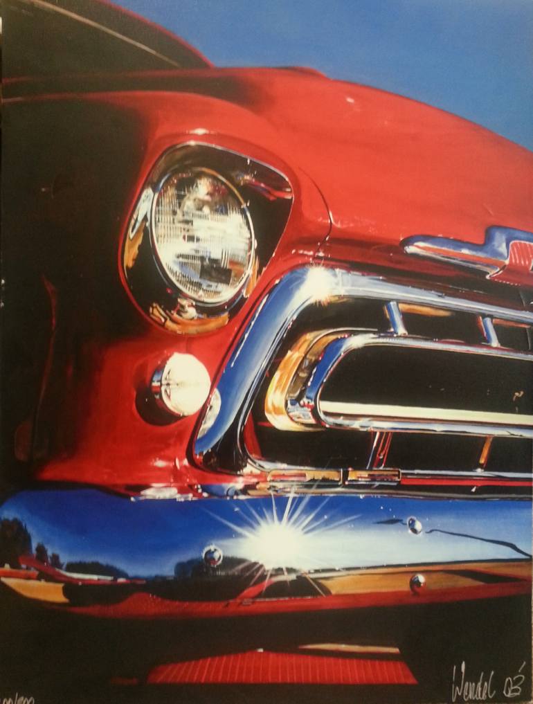 City Truck Painting by David Wendel | Saatchi Art