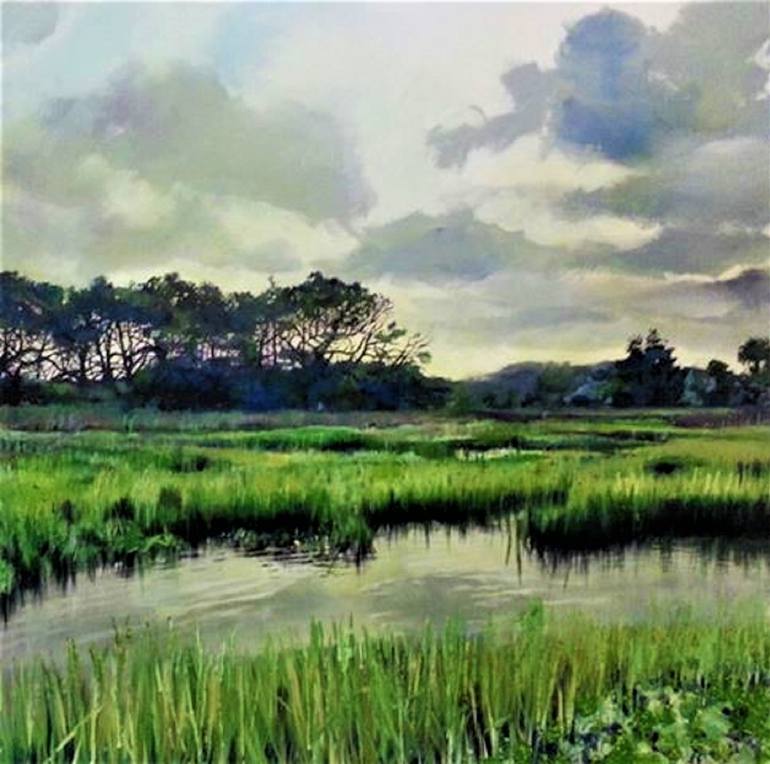 Low Tide Painting by David Wendel | Saatchi Art
