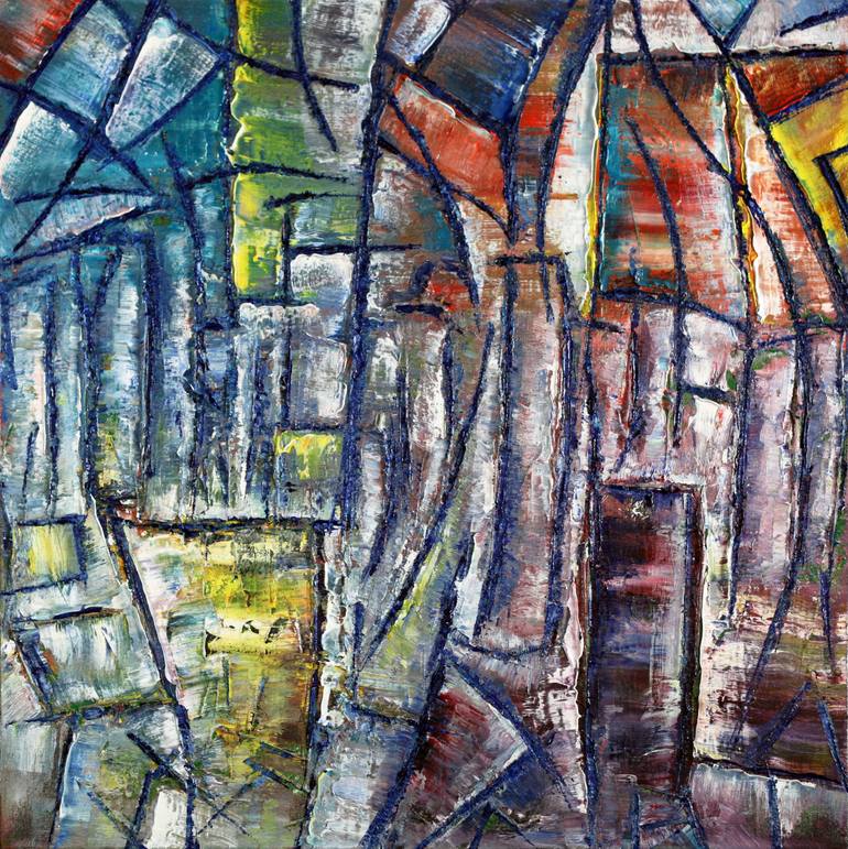 Distorted Reality Painting by Preston M Smith PMS | Saatchi Art