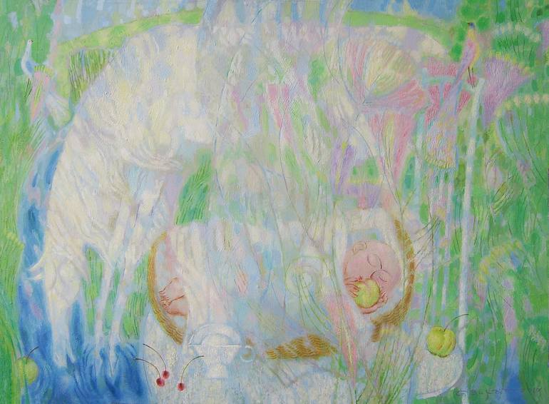 Milk Painting by Bulat Gilvanov | Saatchi Art